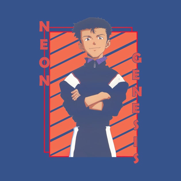 Toji Suzuhara Neon Genesis Evangelion Shinseiki T-Shirt | Evangelion Merch Toji Suzuhara Neon Genesis Evangelion Shinseiki T-Shirt | Evangelion Merch